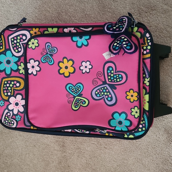 Other | Kids Small Rolling Butterfly Suitcase | Poshmark